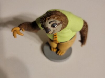 Zootopia Flash Slothmore PVC Cake Topper Disney 4” Figure Figurine ...