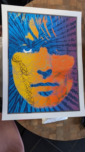 Adam Pobiak 'Inner Light' George Harrison Gold Foil Screen Print | eBay UK