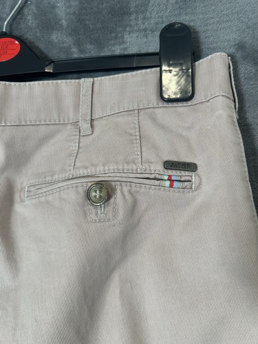 Meyer Mens Trousers Rio W34 L34 Beige Cream | eBay