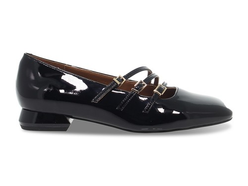 Emanuèlle Vee 718 10P Black Paint Heeled Pumps - Women's Shoes | eBay