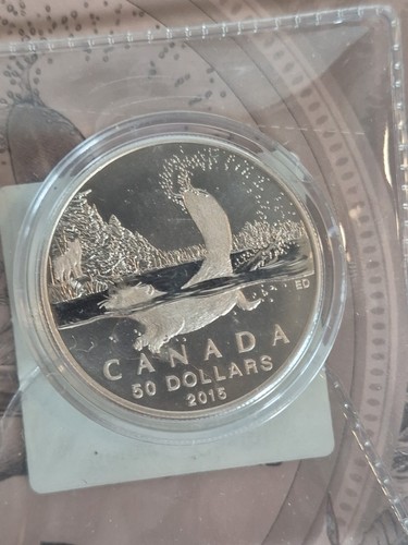 2015 Canada $50 Dollar Fine Silver BEAVER coin in card - 7350 | eBay UK