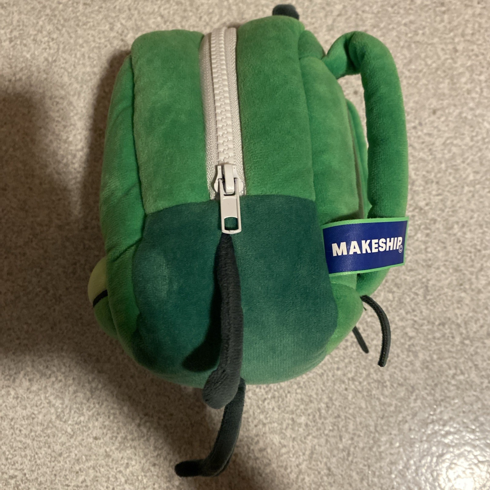 Makeship Liam Backpack Cheesy HFJ Plush Green Toy 7" Limited Edition | eBay
