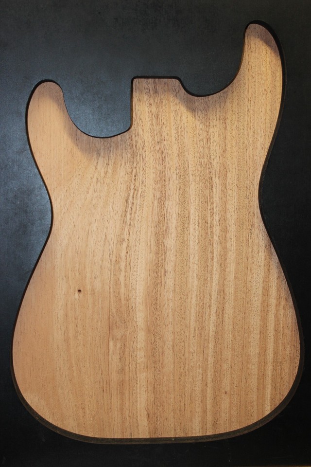 African mahogany / khaya guitar body blank 1pc. B grade with flaws ...