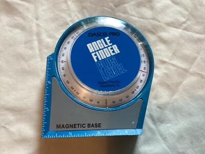 Dasco Pro Magnetic Angle Finder Plus Level | eBay