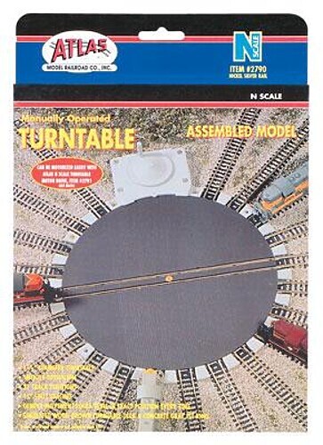 Atlas Turntable - N Scale Nickel Silver Model Train Track - #2790 | eBay