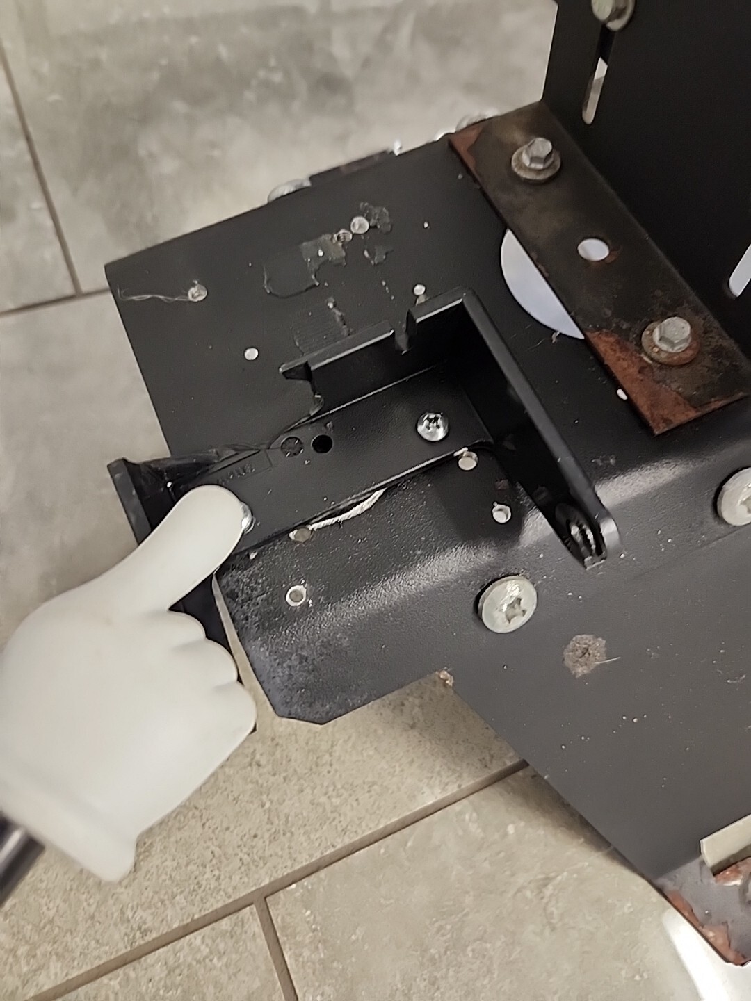 OEM FORD floor console 98-2011 Ford Crown Victoria police interceptor ...