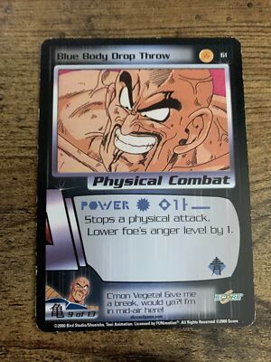 DBZ CCG Score Blue Body Drop Throw Saiyan Saga | eBay