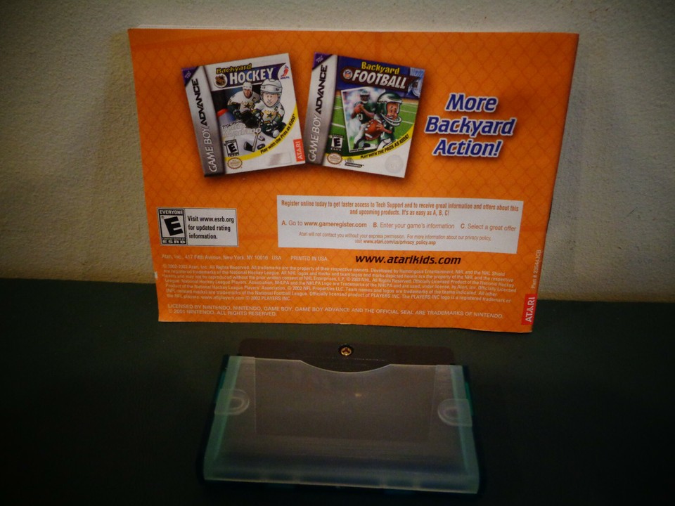 NINTENDO GAME BOY ADVANCE BACKYARD BASKETBALL FEATURING PROS AS KIDS W ...