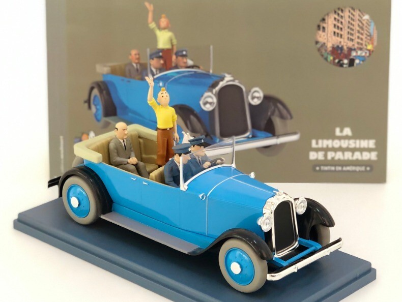 HERGE TINTIN CHRYSLER IMPERIAL PARADE #19 Car Figure 1/24 Authentic ...