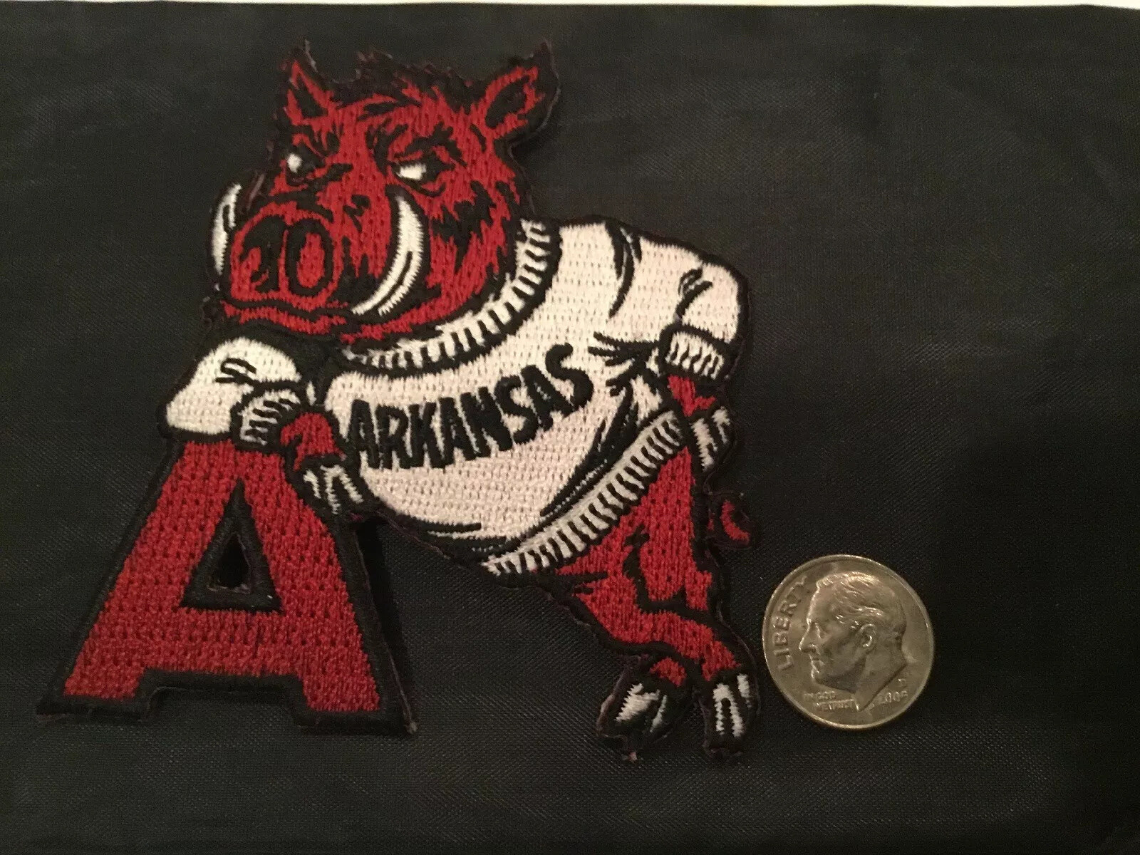 Arkansas Razorbacks vintage IRON ON PATCH 3.5” x 2.5” Hogs | eBay