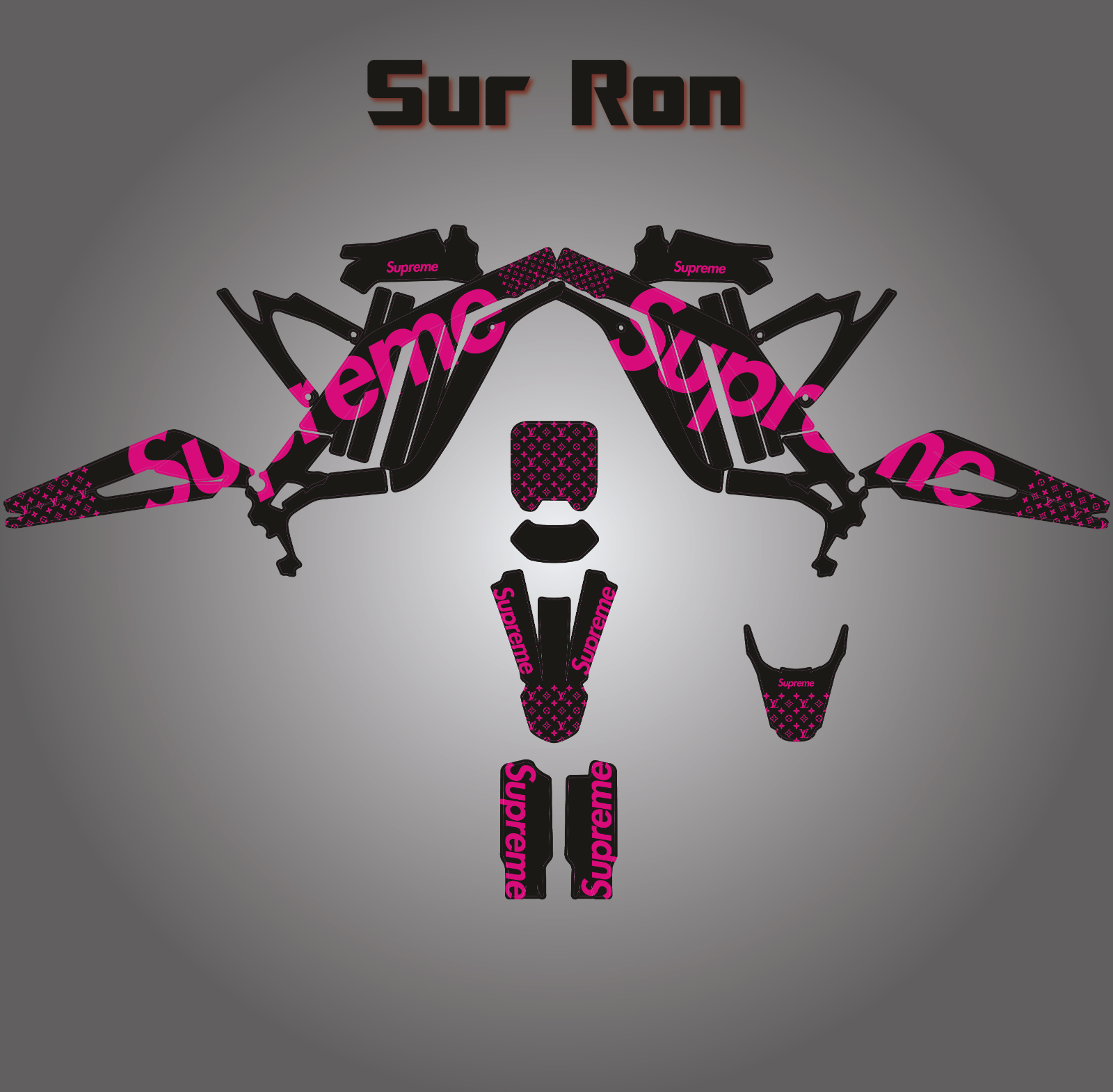 Sur-Ron Stickers Light Bee Full Graphics Stickers Kit Wrap Surron ...