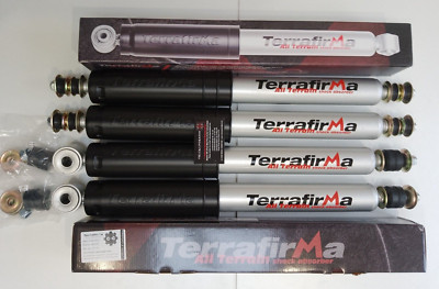 LAND ROVER DEFENDER 90, Front & Rear Shock Absorbers TERRAFIRMA | eBay UK