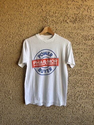 VTG 80S Phar-Mor Power Buyer pharmacy Single Stitch T-Shirt L | eBay