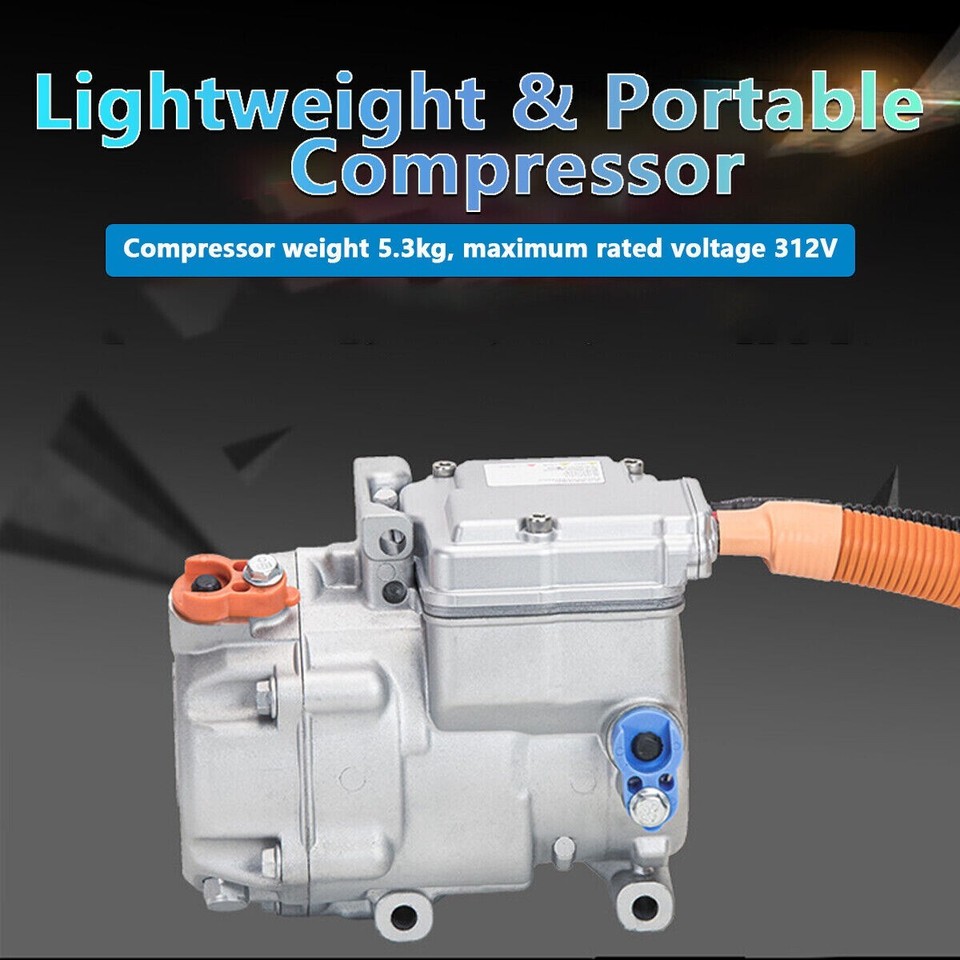 12V Electric AC Compressor Universal Car Truck Cab Air Conditioning ...