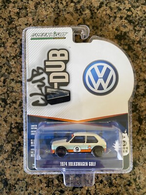 1/64 GREENLIGHT CLUB V-DUB 1974 VOLKSWAGEN GOLF GULF | eBay