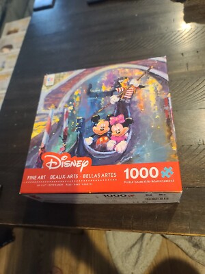 DISNEY FINE ART 1000 PIECE PUZZLE MOONLIGHT IN VENICE JAMES COLEMAN ...