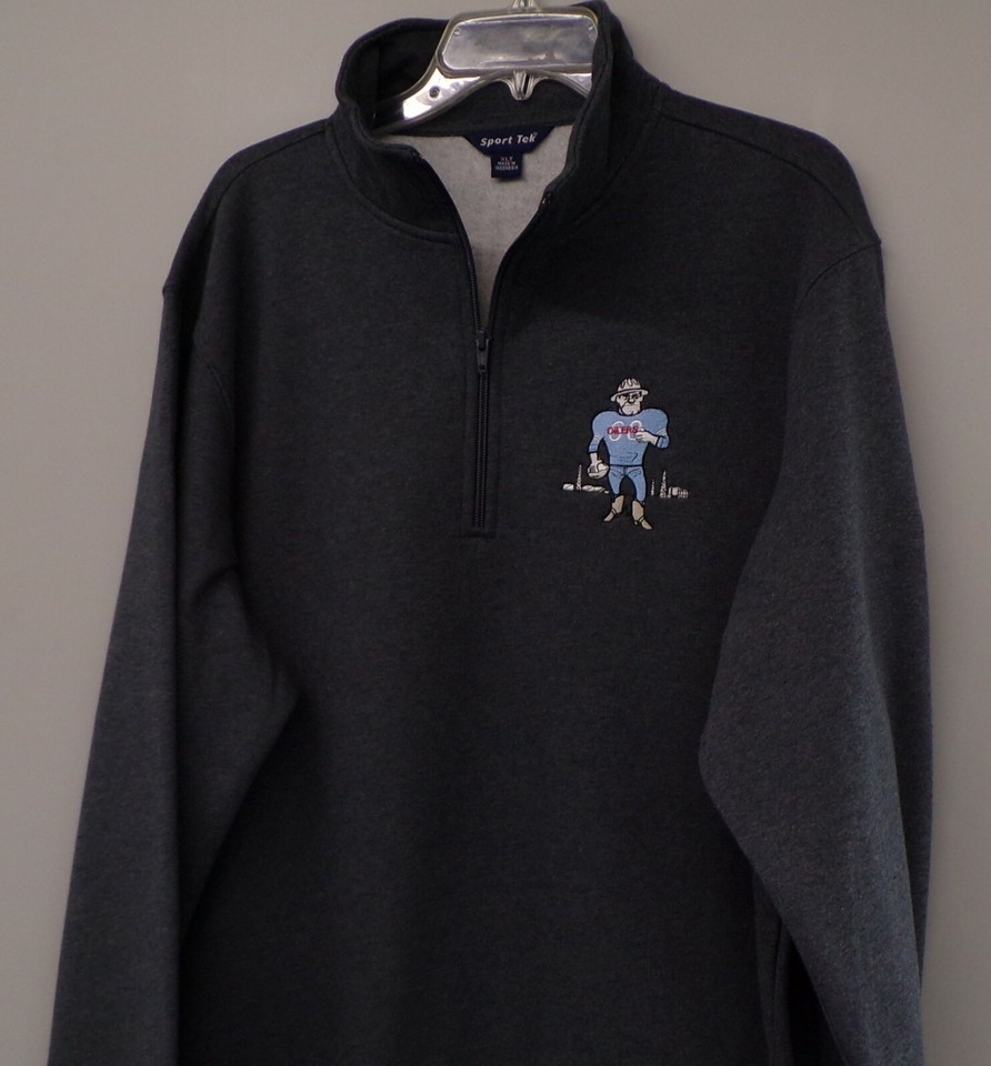 AFL Houston Oilers Oil Man Logo Mens 1/4 Zip Sweatshirt XS-4XL, LT-4XLT ...