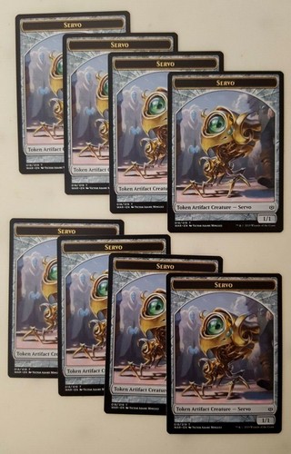 [8x] Servo Token (018/019) War of the Spark MTG Magic The Gathering NM ...