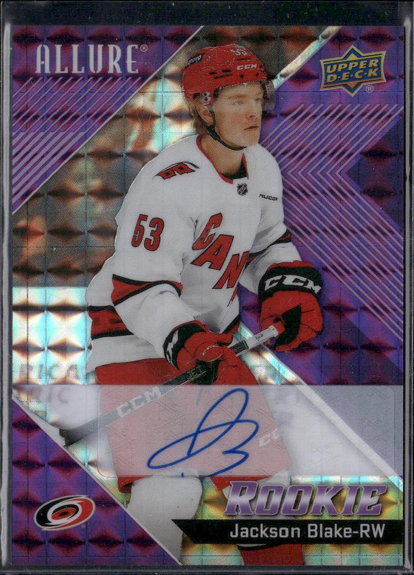 2024-25 Upper Deck Allure - Rookies Jackson Blake #143 Purple Diamond ...