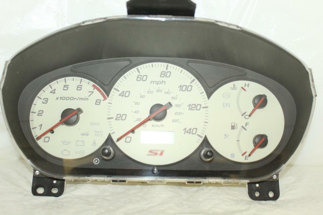 02-05 Honda Civic SI Ep3 Instrument Gauge Cluster Gauges Tachometer MPH ...