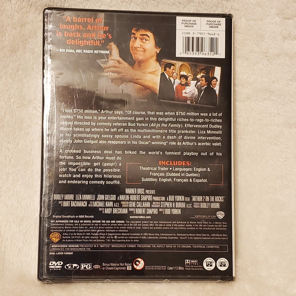 Arthur 2: On the Rocks (DVD, 2005) 85393963521 | eBay