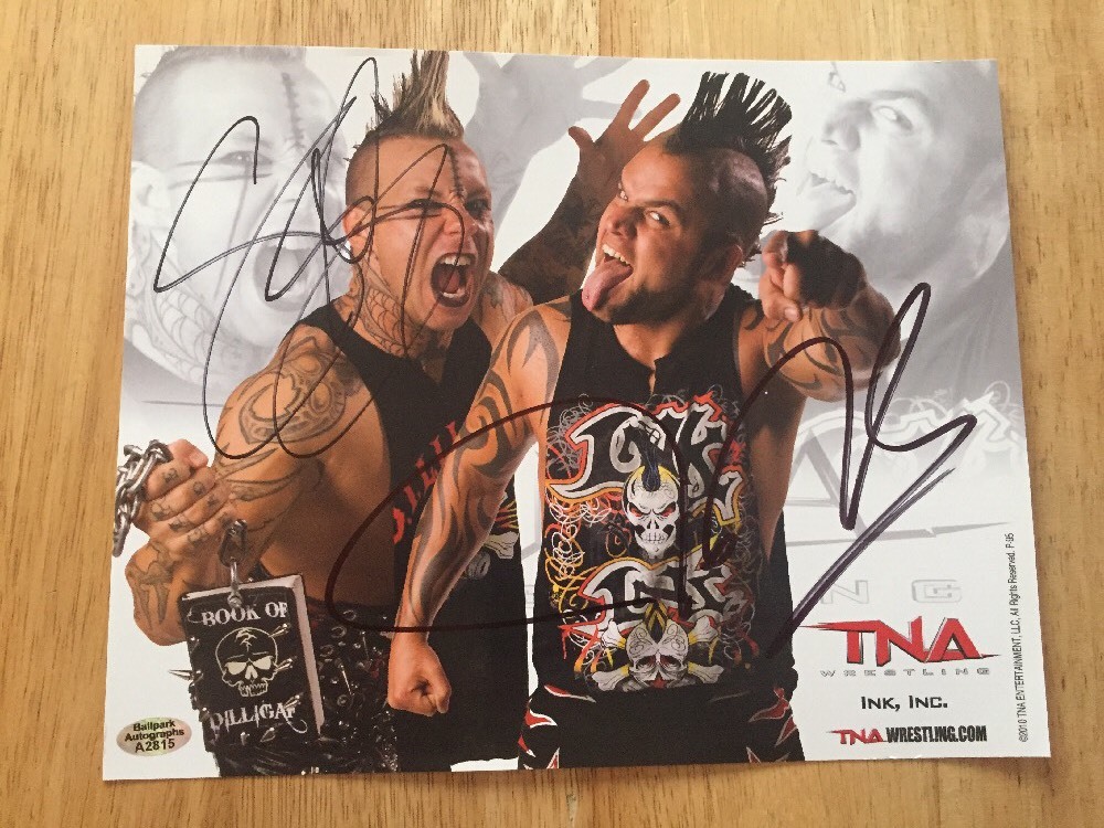 INK INC. Signed Autograph 2010 TNA PROMO 8x10 Photo ECW WCW WWE ECW W ...