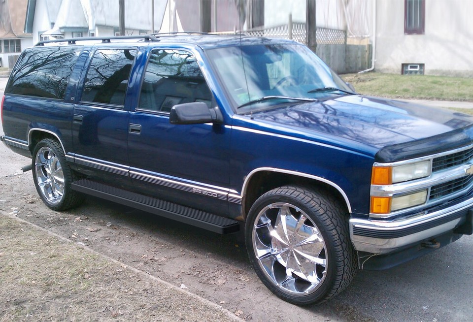 iBoard Stainless Steel 5" Running Boards Fit 92-99 Chevy Suburban | eBay