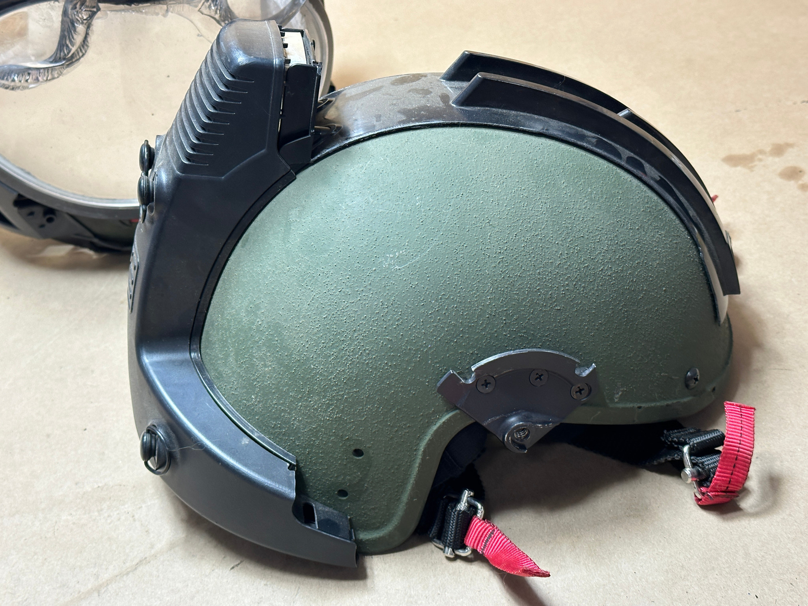 Med-Eng EOD 10 Bomb Suit Helmet Broken AS-IS Olive Green 4980200 ...