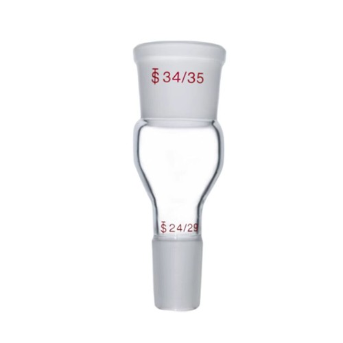 Glass Enlarging Adapter,From 24/40 to 34/35,Lab Chemistry Borosilicate ...