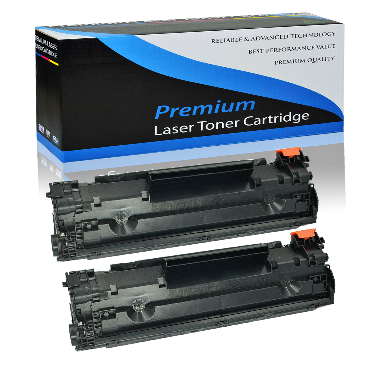 2PK Black Toner Cartridge Fit for Canon 137 ImageClass MF212w MF216n ...