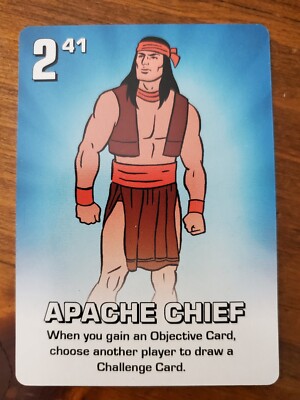 APACHE CHIEF DC Comics Challenge of the Superfriends Game card AQUAMAN ...