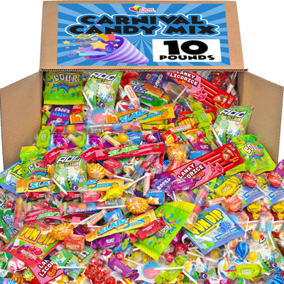 Bulk Candy 10 Lbs Individually Wrapped Assorted Sweets Party Favor ...