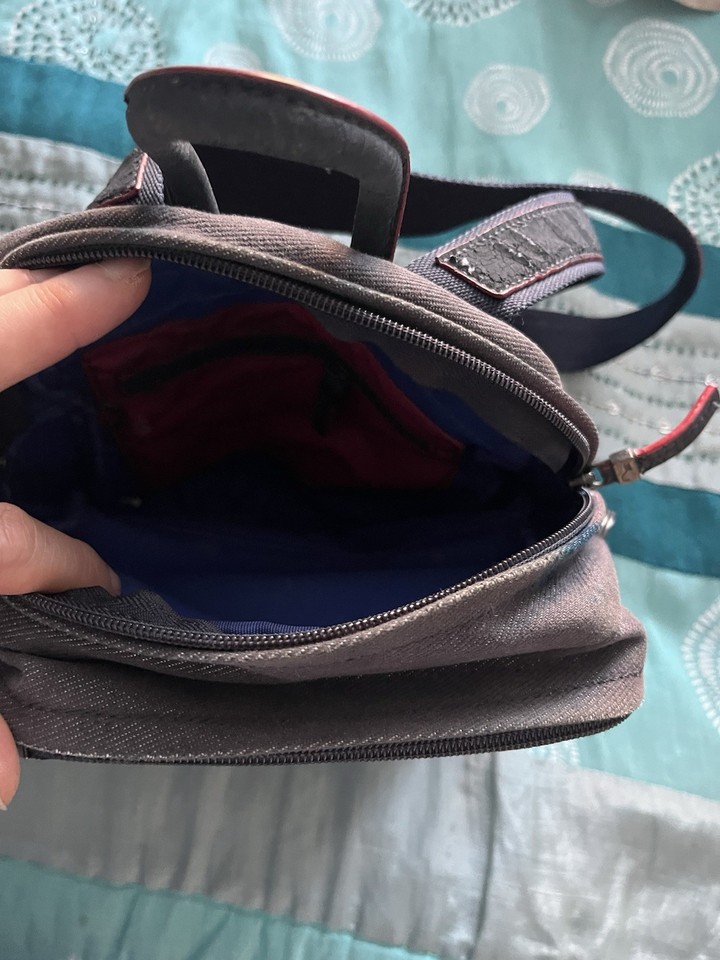 Small Kipling Monkey Rucksack Navy 3 Compartments and an inside Zip ...