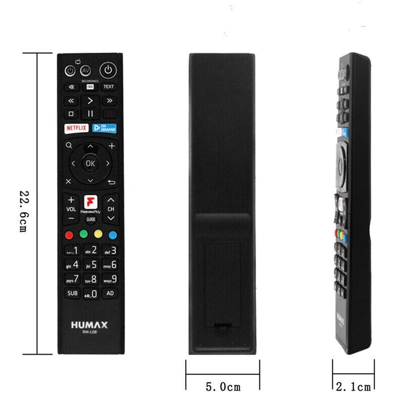 Genuine Humax RM-L08 For HD TV Recorder Remote FVP-4000T FVP-5000T ...