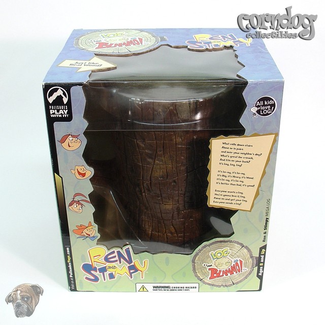 Ren and Stimpy Mega Log Blammo Palisades RARE Spumco Nickelodeon 3 Day ...