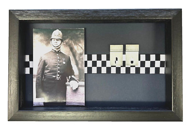 Police Medal Display Case With Photo For 3-4 Medals. | eBay UK