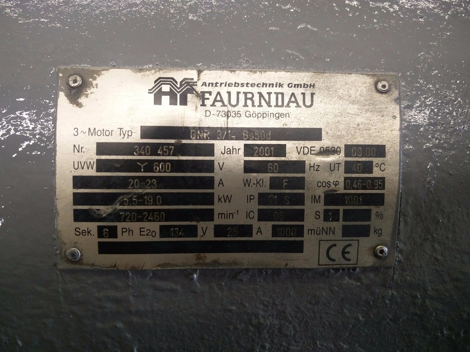 Faurndau DNR 3/14 Bs50d 3 Phase Motor | eBay