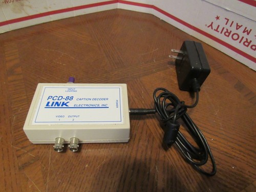 Link Electronics PCD-88, Portable Closed Caption Decoder | eBay