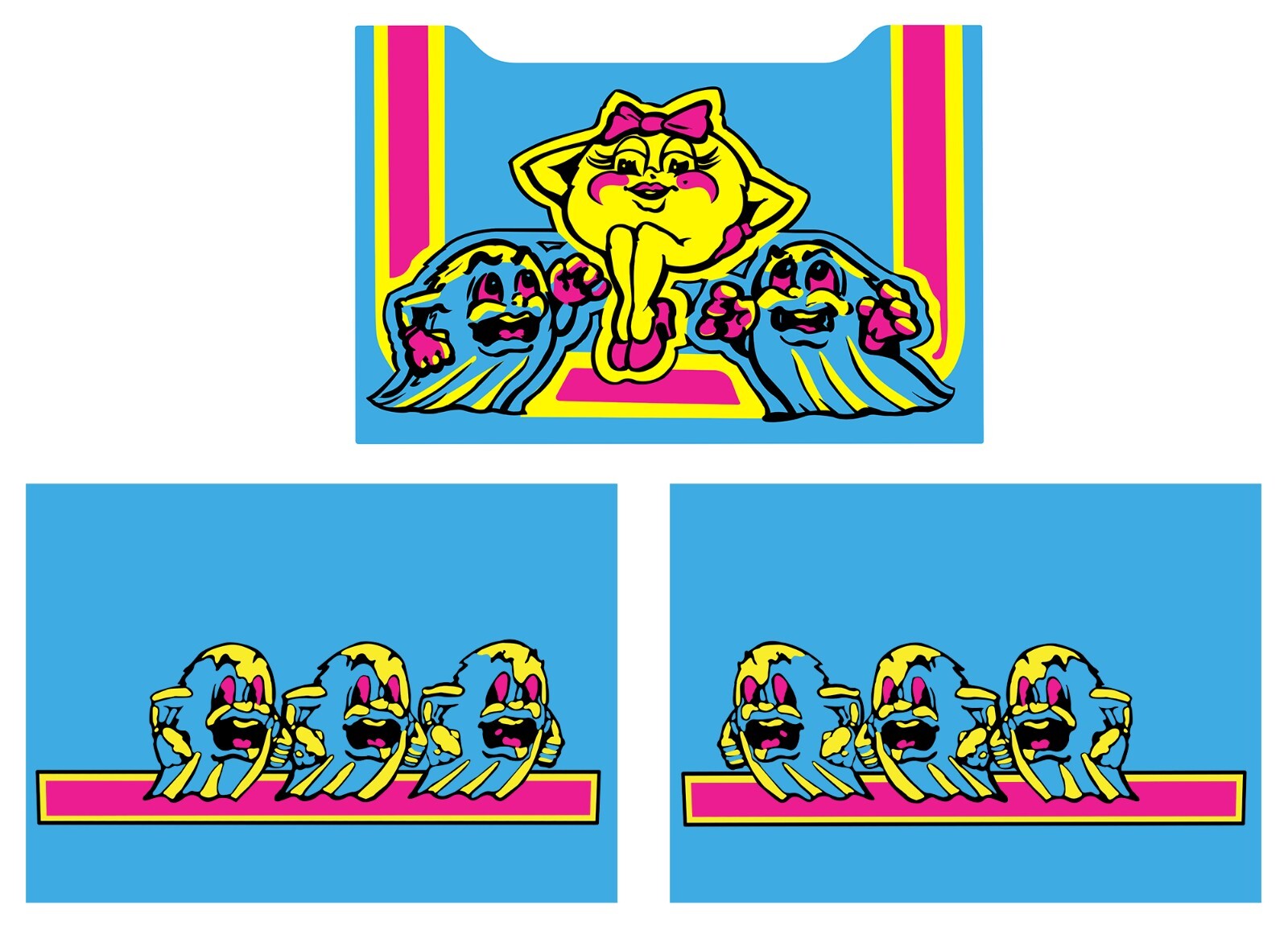 Custom Arcade 1up Cabinet Riser Graphics Decals Stickers | eBay