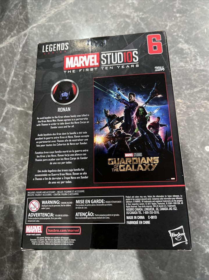 Marvel Legends Ronan The Accuser | Marvel Studios First 10 Years Box Is ...
