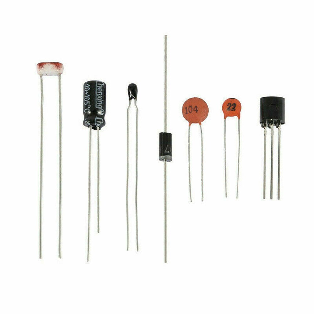 Electronic Components Starter Kit Breadboard Cable Resistor Set For ...