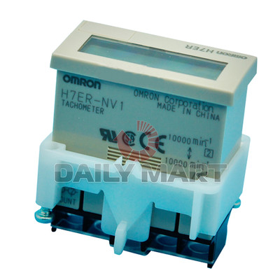 OMRON H7ER-NV1 DIGITAL TACHOMETER 5 DIGITS DC-VOLTAGE INPUT NEW IN BOX ...