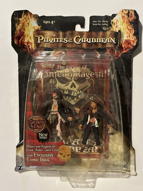 Disney Pintel & Ragetti Pirates of The Caribbean Figure Included Comic ...