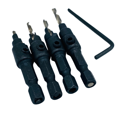4x HSS Screw Countersink Bit Set | eBay