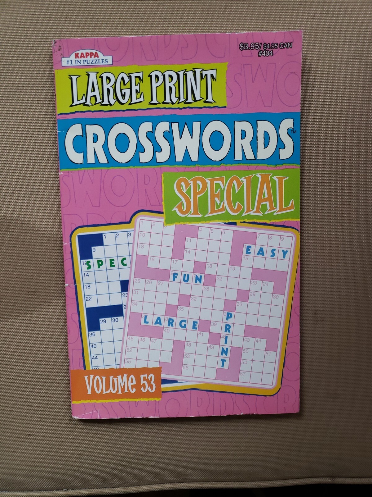 KAPPA LARGE PRINT Great Big CROSSWORDS PUZZLE (Vol. 53- FUN GREAT EASY ...