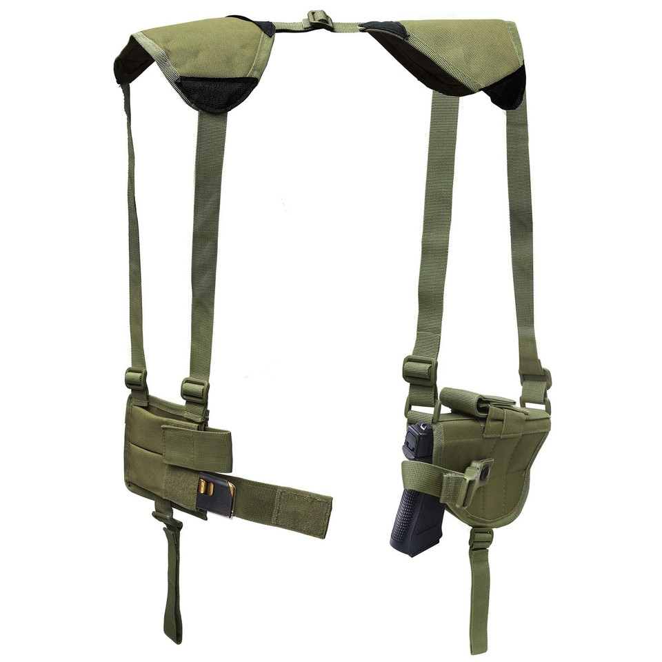Tactical Universal Vertical Gun Holster Shoulder Holster Adjustable ...