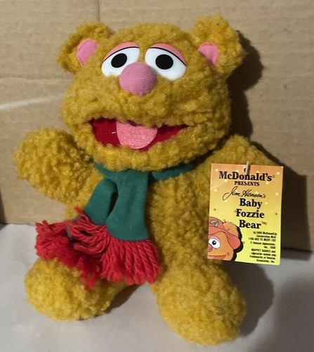 McDonalds Muppet Babies 1987 Baby Fozzie Bear Vintage Plush Jim Henson ...