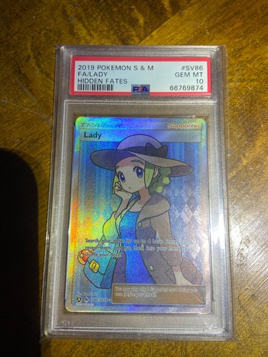 Pokémon Card | Trainer Lady | 2019 Sun & Moon | Ultra Rare | PSA 10 GEM ...