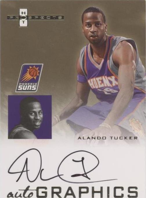 2007-08 Fleer Hot Prospects - Autographics Alando Tucker #AU-TU (AU, RC ...