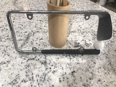 19509 Golf Club License Plate Frame, Chrome/Painted, Standard | eBay